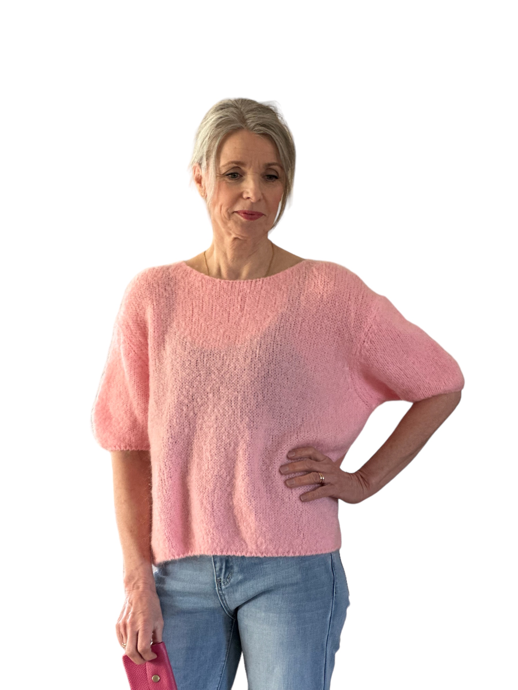 Sussie rosa tröja - Monmaio